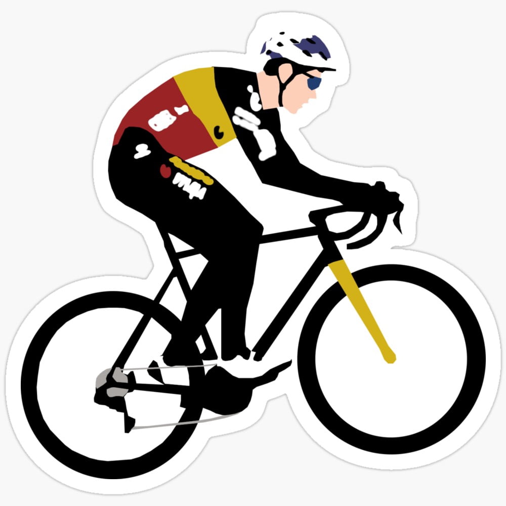 Kira Sticker - Wout Van Aert Mountain Bike Gift For You - Phone ...