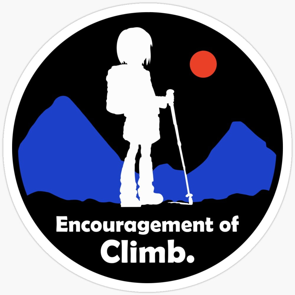 Kira Sticker - Yama No Susume - Aoi Logo (With Title) Gift For You ...