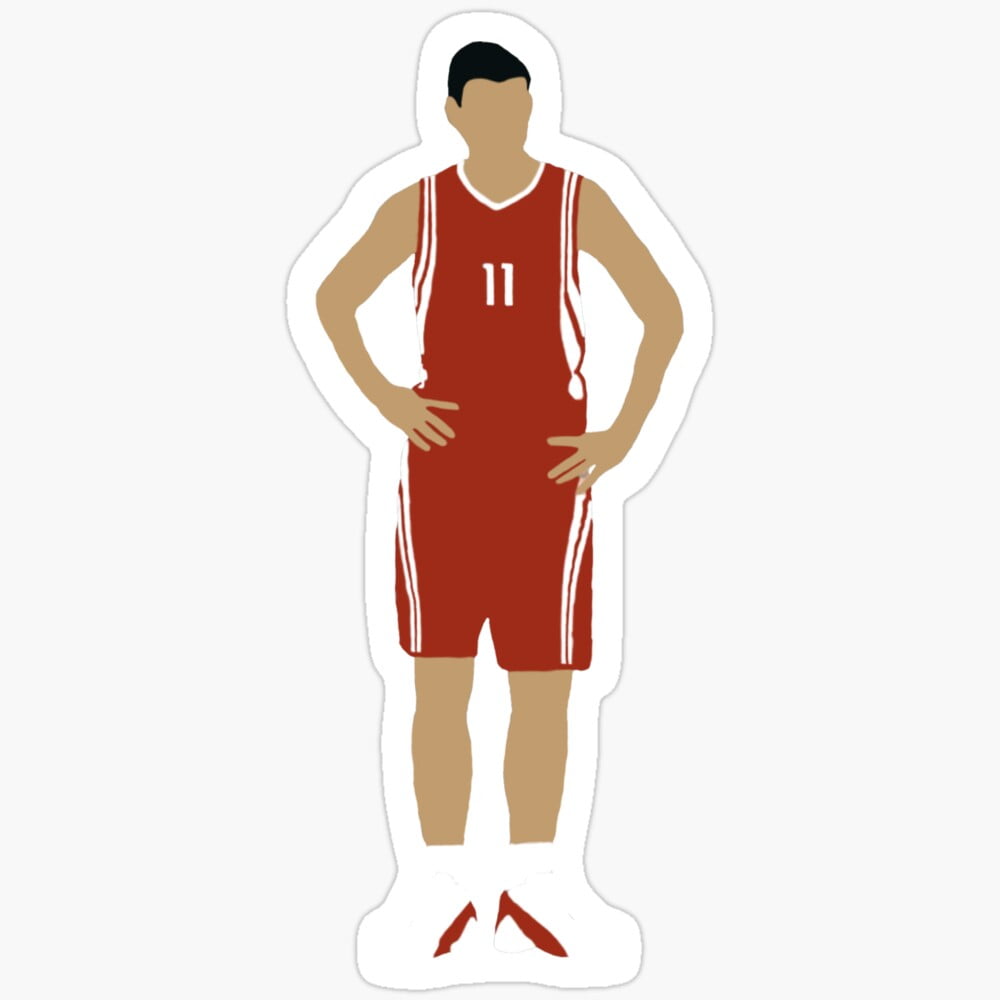 Kira Sticker - Yao Ming Standing Tall Sticker - Single, Trio, Or Squad ...