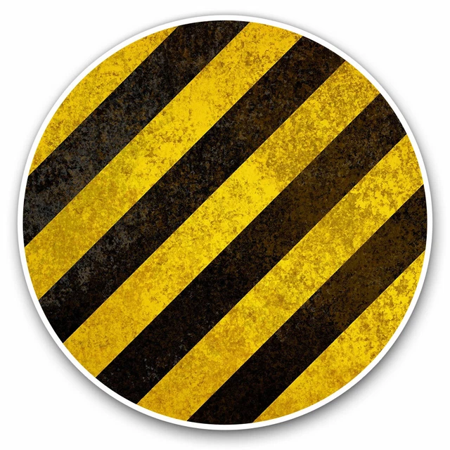 Kira Sticker With Yellow Hazard Warning Builder Construction Cool Gift ...