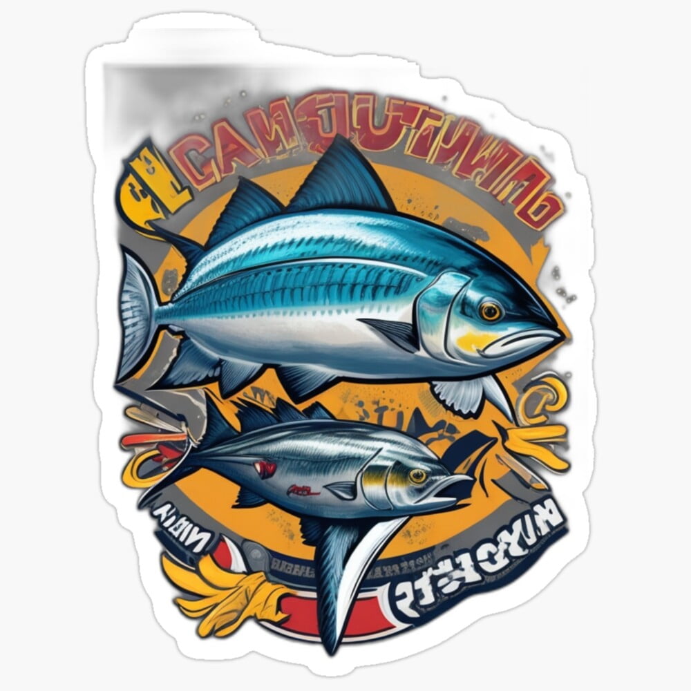 Kira Sticker - Yellowfin Tuna Gift For You - Phone Stickers, Waterproof ...