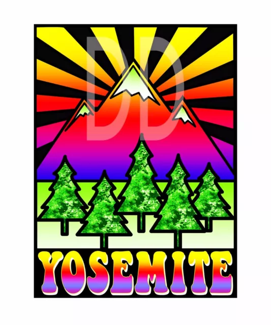 Kira Sticker With Yosemite National Park California Decal Nature Hiking ...