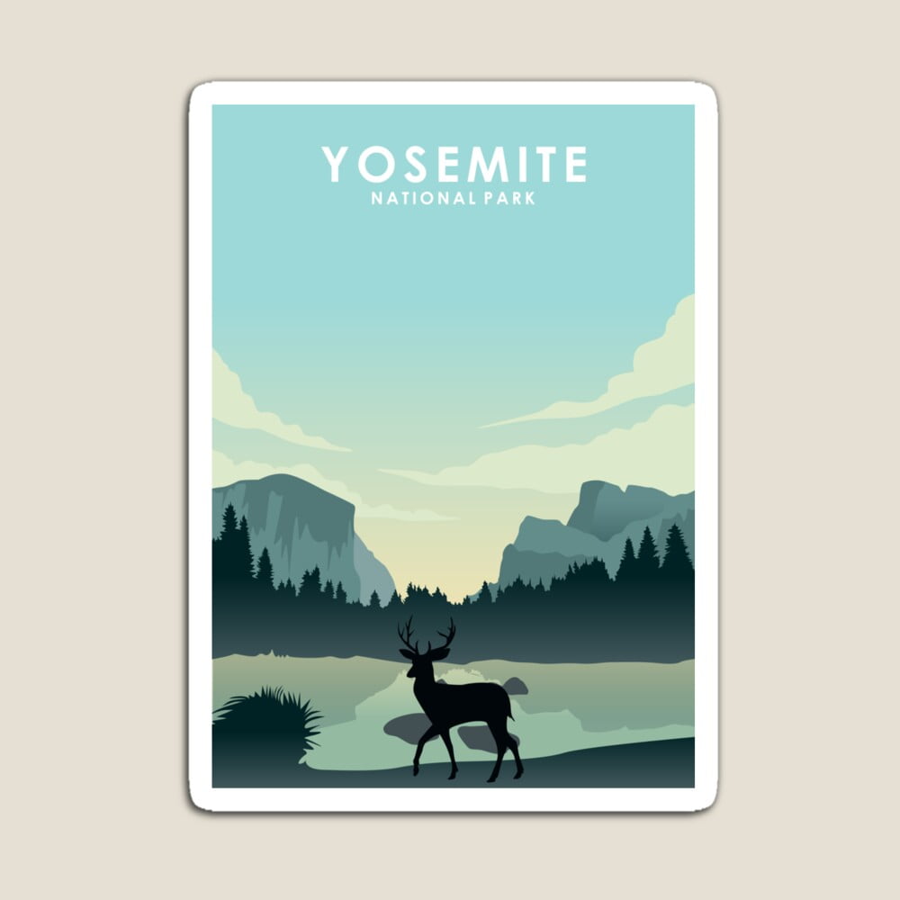 Kira Sticker With Yosemite National Park California Nature Travel ...