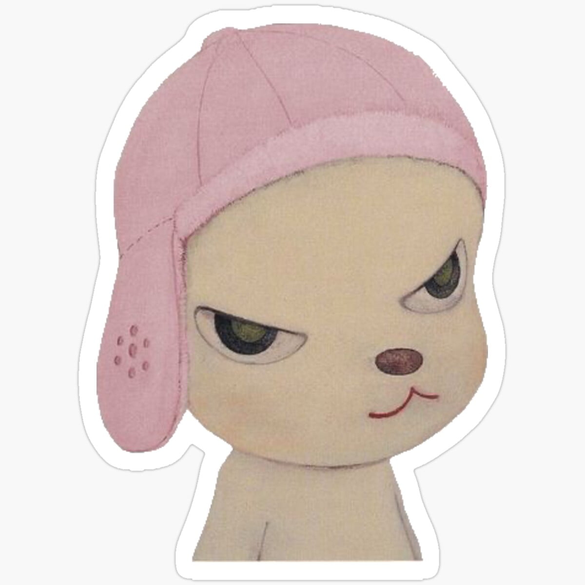 Kira Sticker - Yoshitomo Nara Sticker, Funny Waterproof Decal For Pet ...