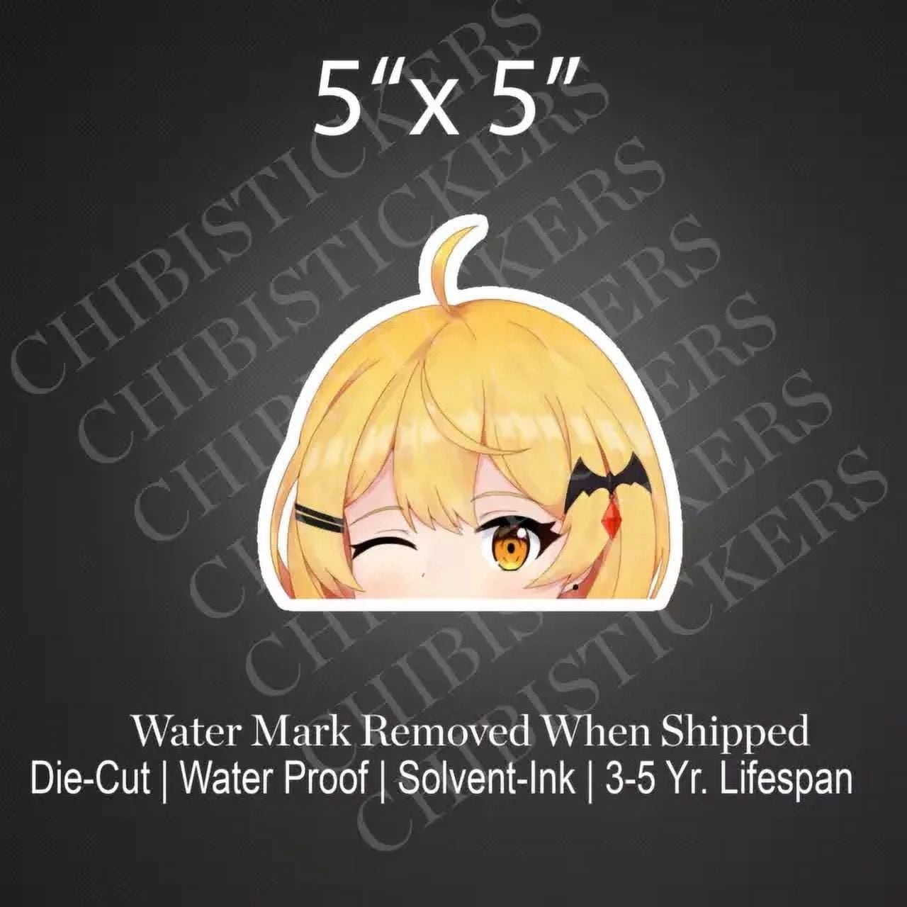 Kira Sticker With Yozora Mel Vinyl Waterproof Anime Girl Hololive ...