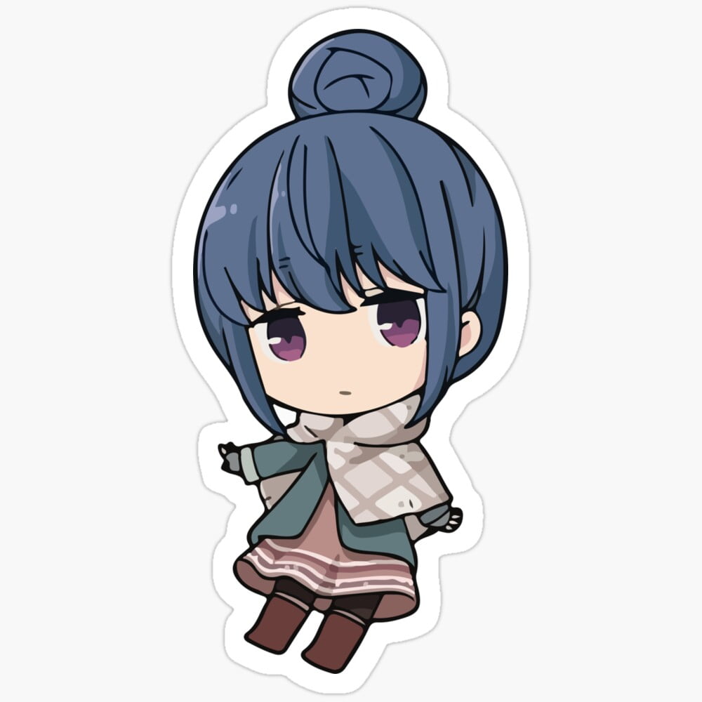 Kira Sticker - Yuru Camp Shima Rin Gift For You - Phone Stickers ...