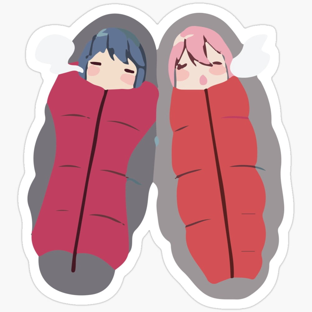 Kira Sticker - Yuru Camp Sleeping Bag Chibi Gift For You - Phone ...