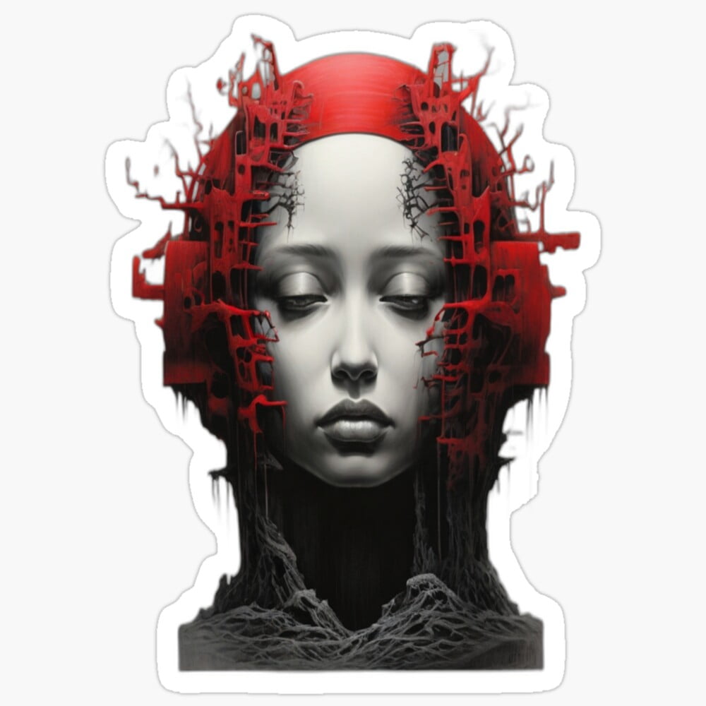 Kira Sticker - Zdzislaw Beksinski Gift For You - Phone Stickers ...