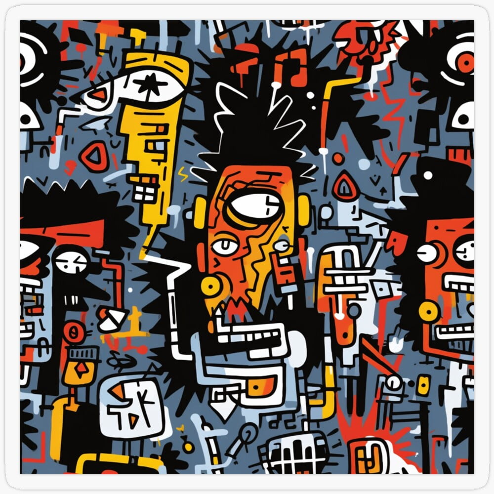 Kira Street Art Transparent Sticker - Kir 2649 Hot Trending Vinyl ...
