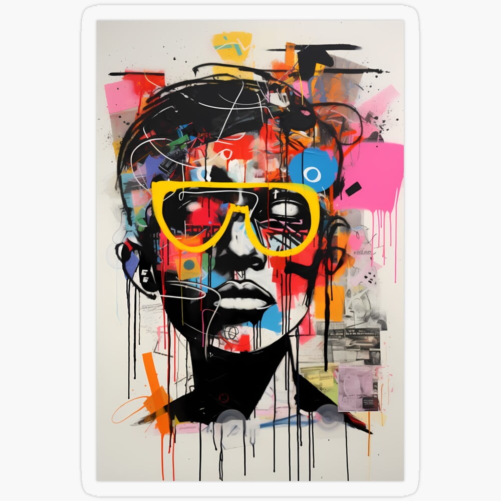 Kira Street Art Transparent Sticker - Kir 2669 Hot Trending Vinyl ...