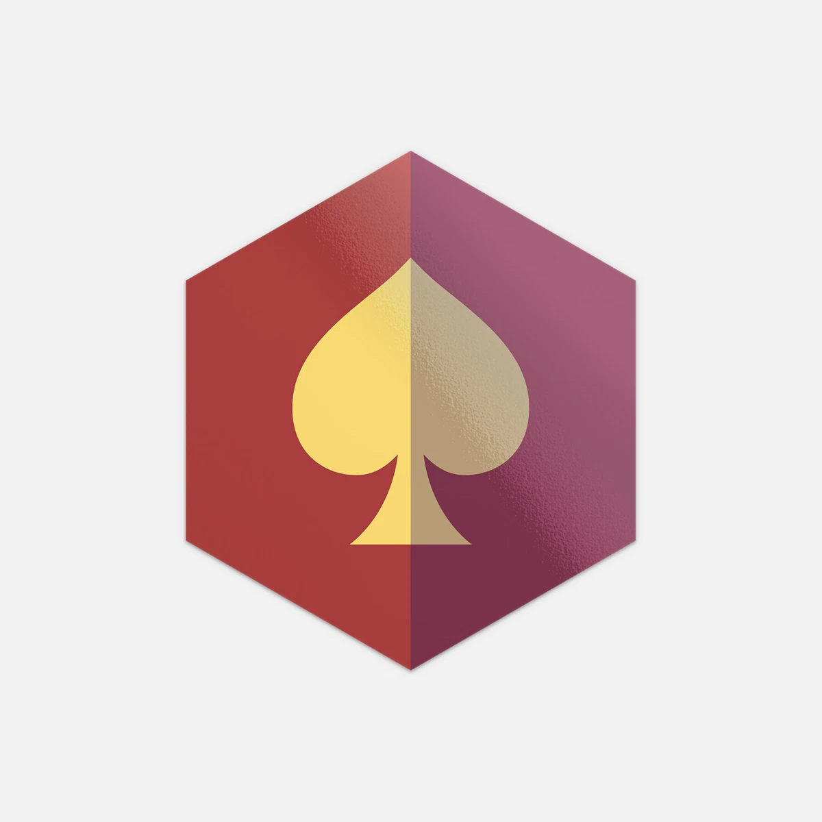 Kira Suit Of Spades Rumpled Icon Vinyl Sticker Decal Waterproof Sticker ...