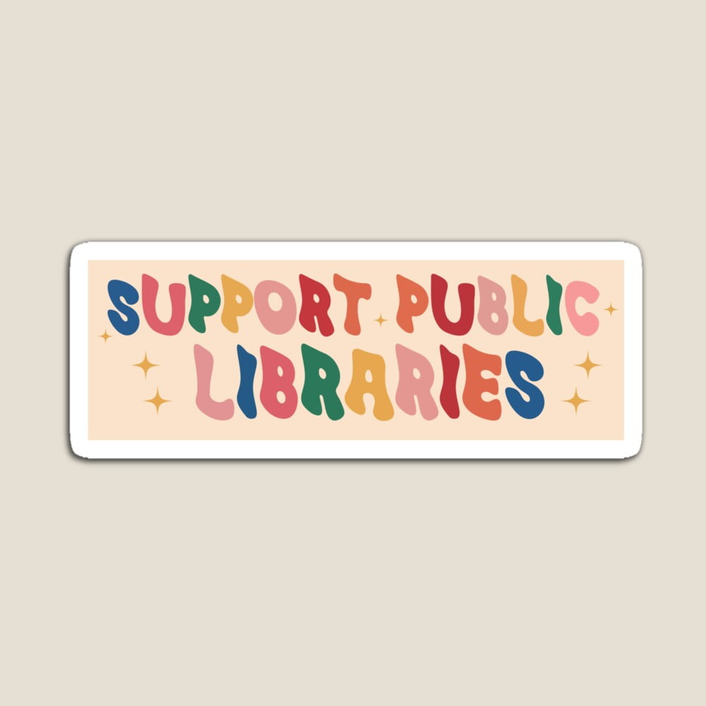 Kira - Support Public Libraries Books Librarian Library Sticker - 1921 ...