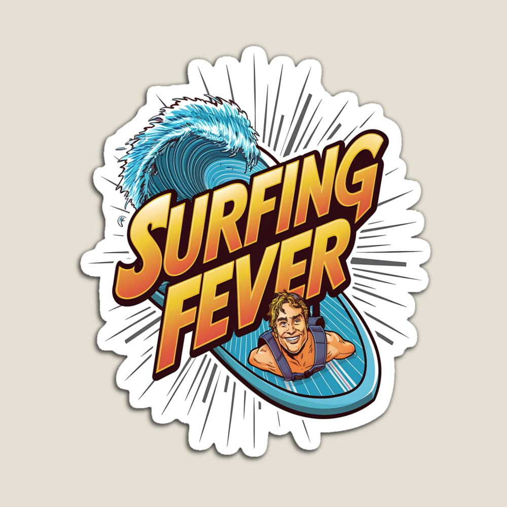 Kira - Surfing Fever Sticker - 4835 Hot Trending Vinyl Stickers ...