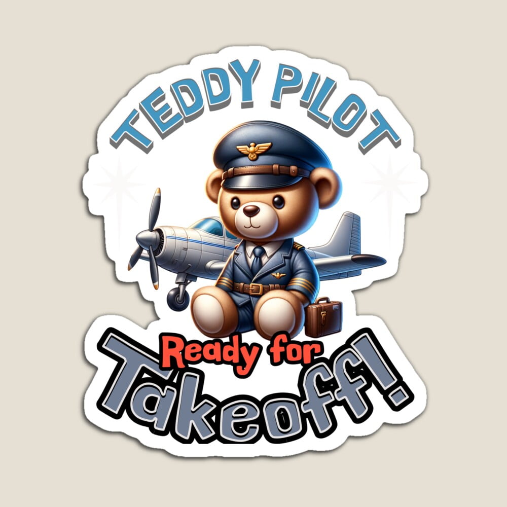 Kira - Teddy Pilot Sticker - 4649 Hot Trending Vinyl Stickers - Walmart.com