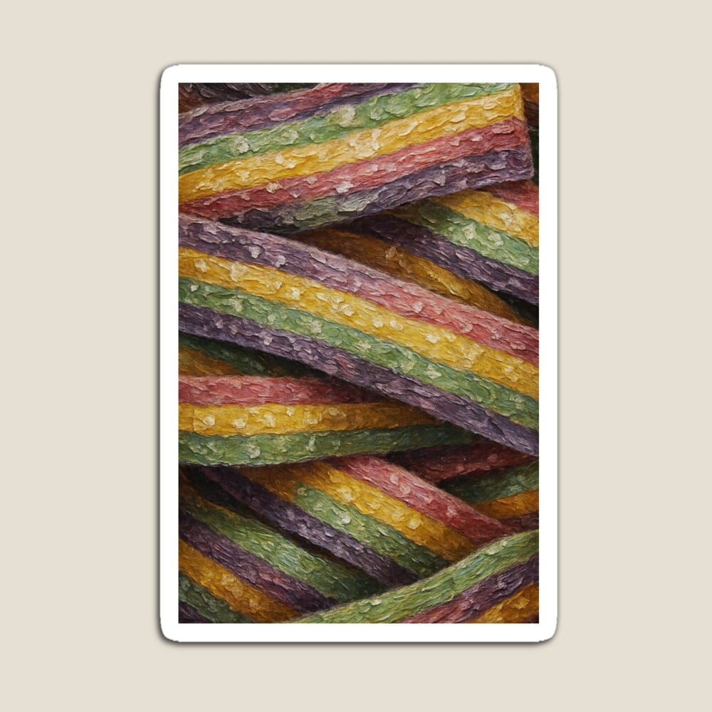 Kira - Textured Candy Twist Oil Painting Style Sticker - 5221 Hot ...