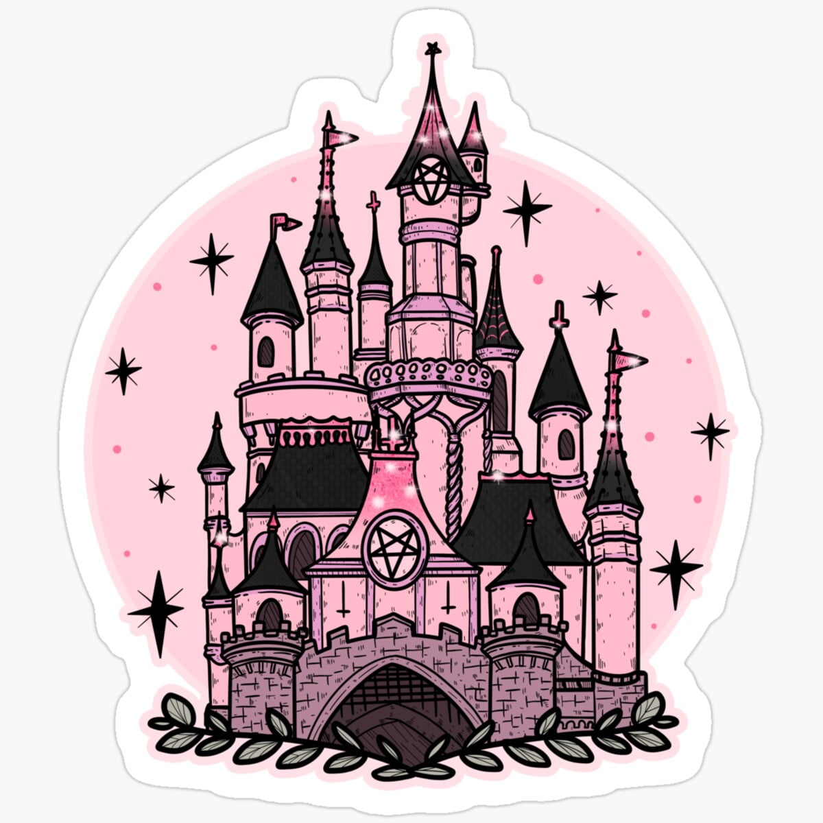 Kira The Magical Goth Castle Sticker Waterproof Sticker for Water ...