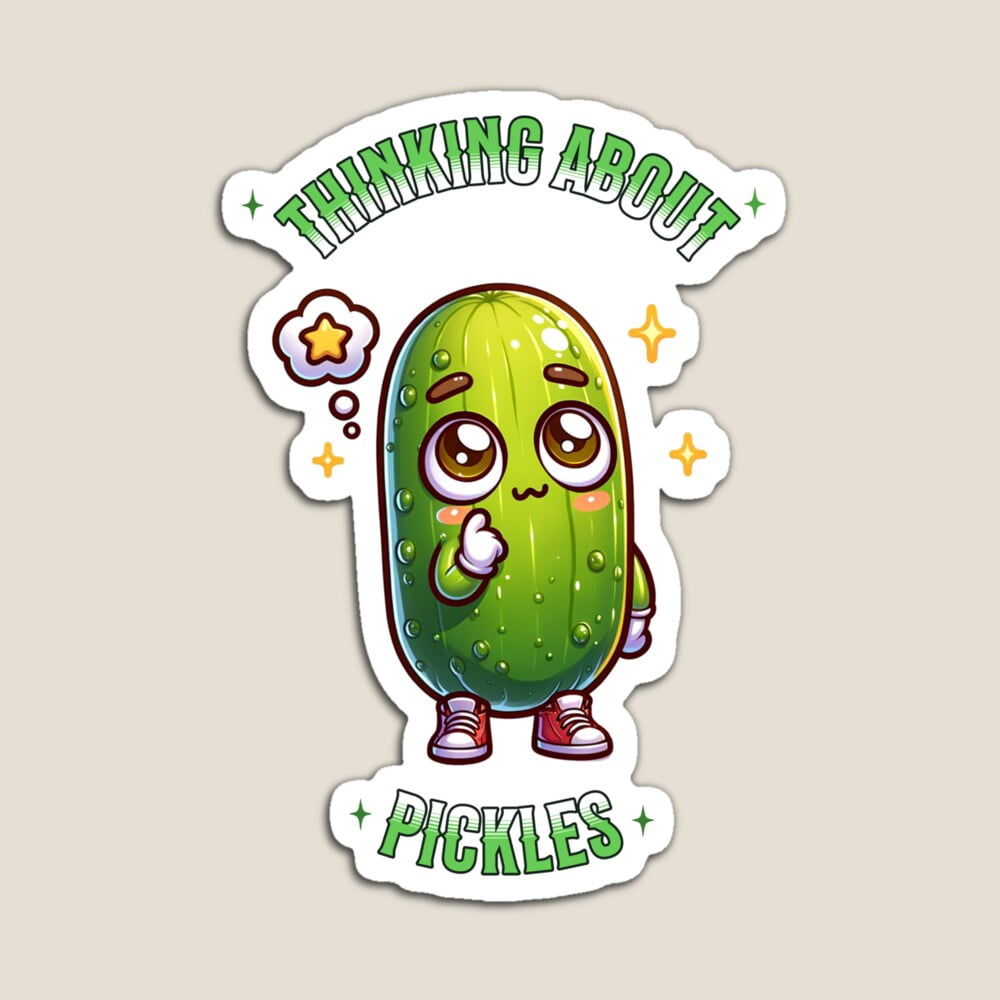 Kira - Thinking About Pickles Sticker - 4403 Hot Trending Vinyl ...