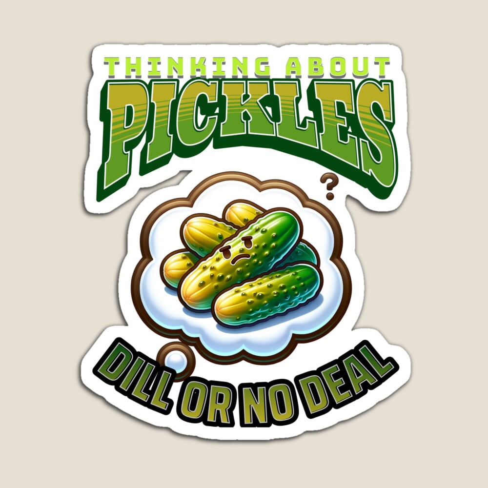 Kira - Thinking About Pickles Sticker - 4404 Hot Trending Vinyl ...
