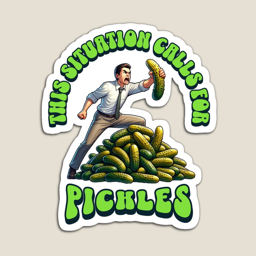 Kira - This Situation Calls For Pickles Sticker - 4414 Hot Trending ...