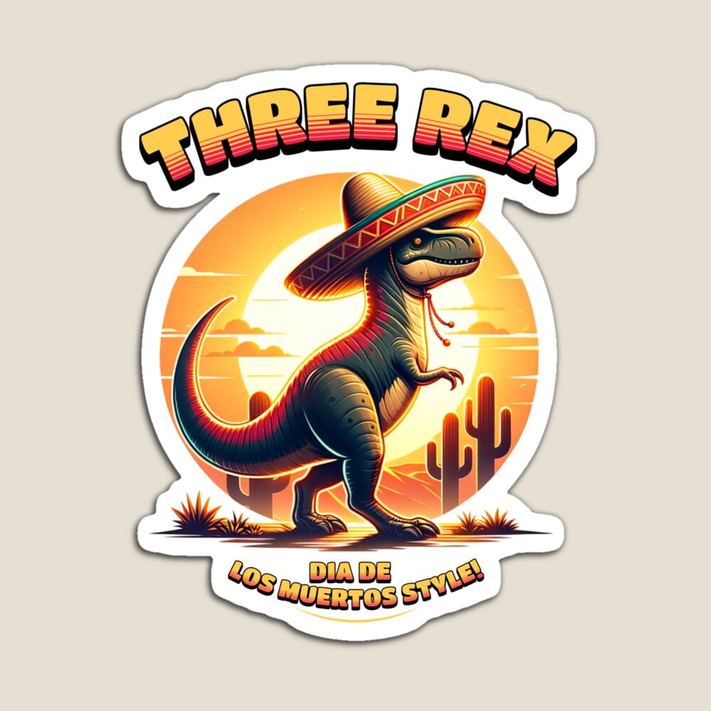 Kira - Three Rex Sticker - 4663 Hot Trending Vinyl Stickers - Walmart.com