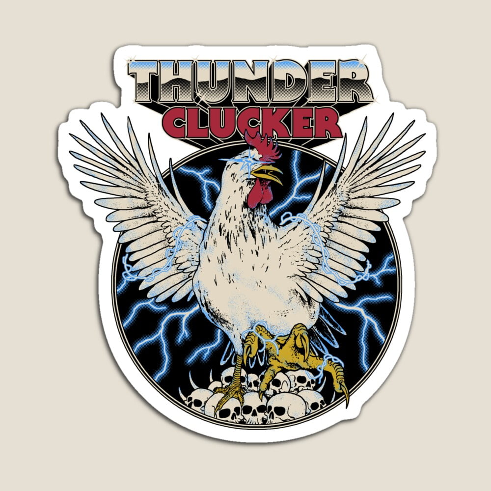 Kira - Thunder Clucker Sticker - 2857 Hot Trending Vinyl Stickers ...