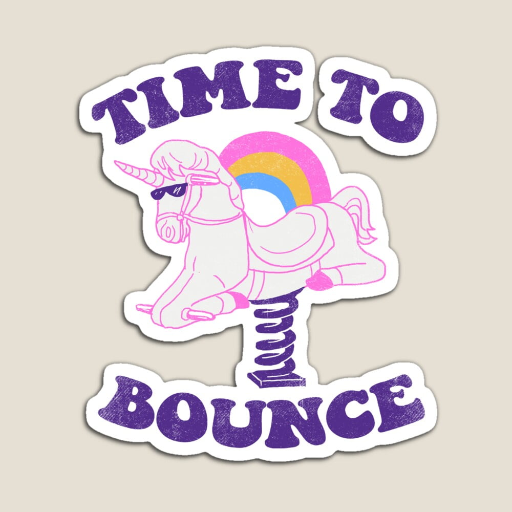 Kira - Time To Bounce Sticker - 2957 Hot Trending Vinyl Stickers ...