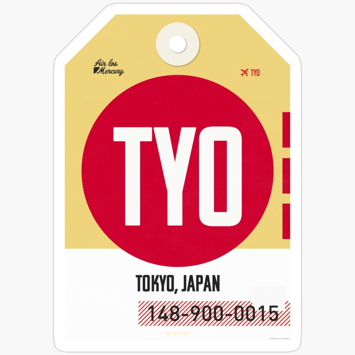 Kira Tokyo Luggage Tag Glossy Sticker Waterproof Sticker for Water ...