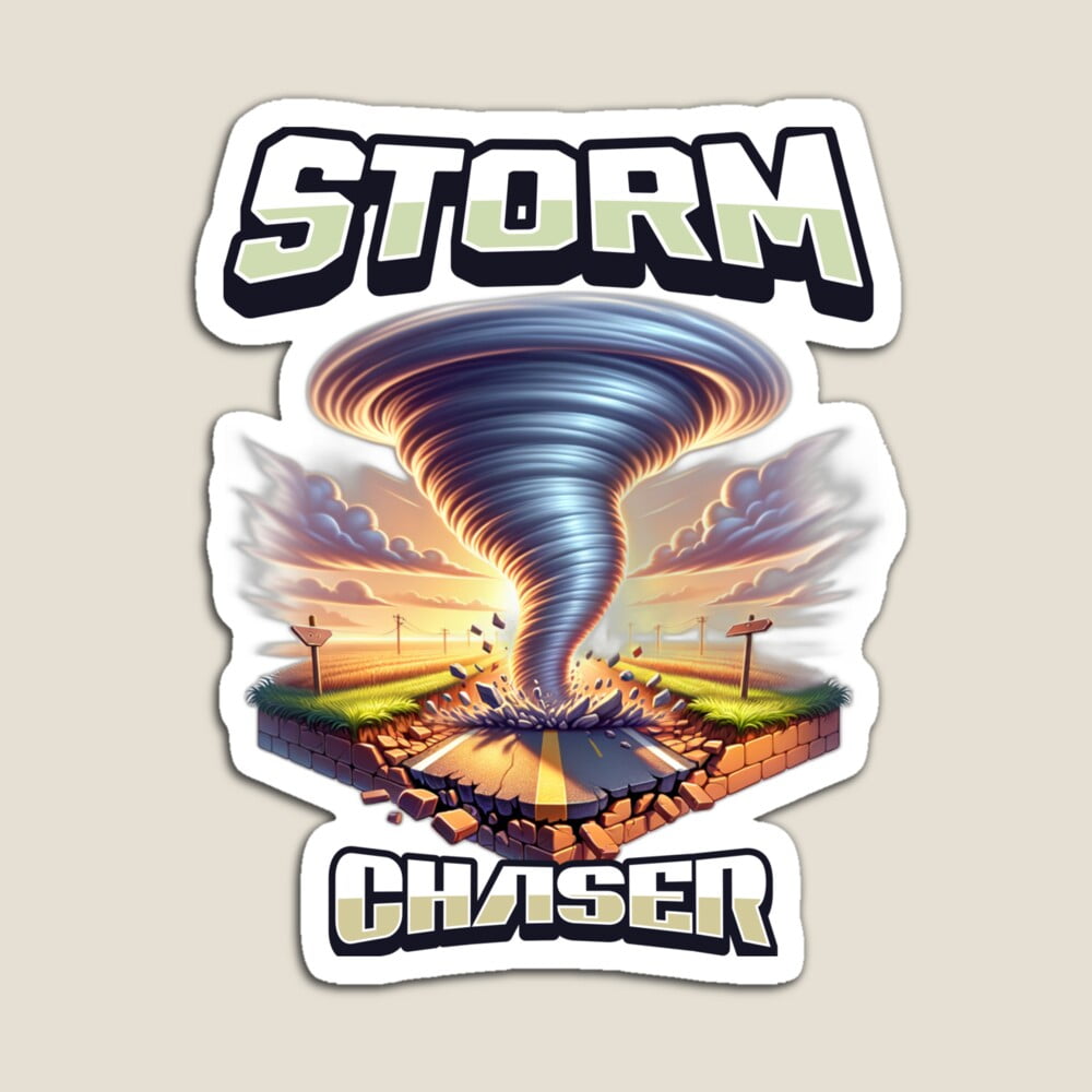 Kira - Tornado Chaser - Storm Chaser Sticker - 4502 Hot Trending Vinyl ...