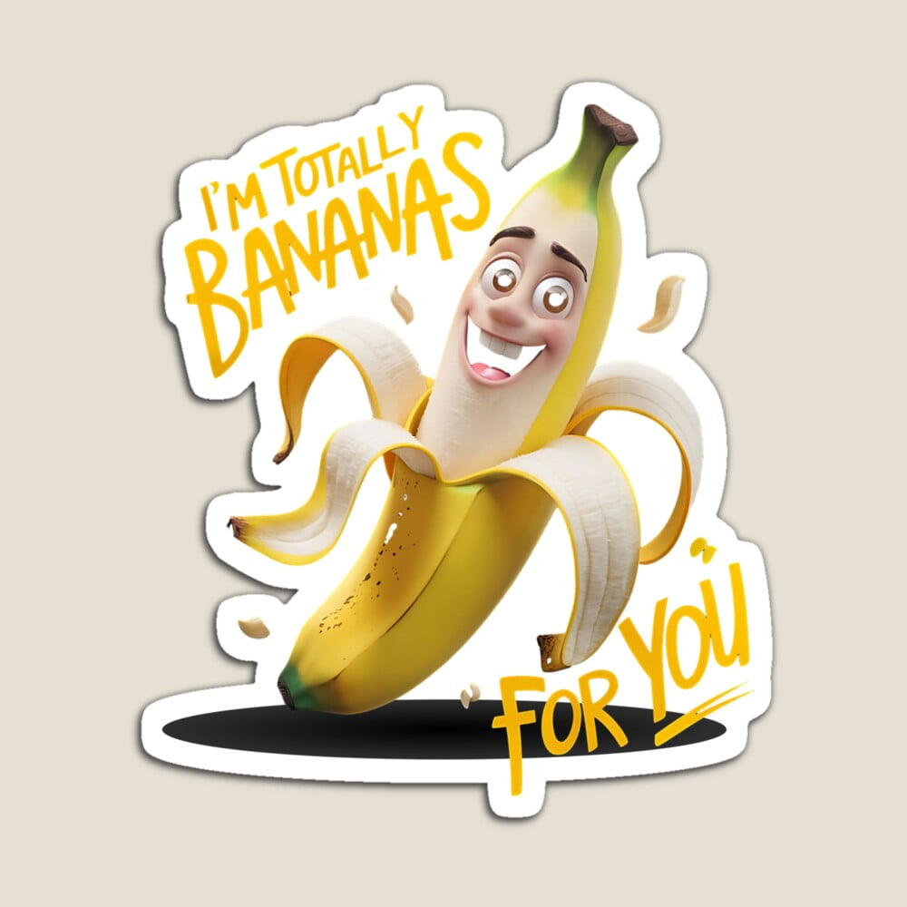 Kira - Totally Bananas Sticker - 5110 Hot Trending Vinyl Stickers ...