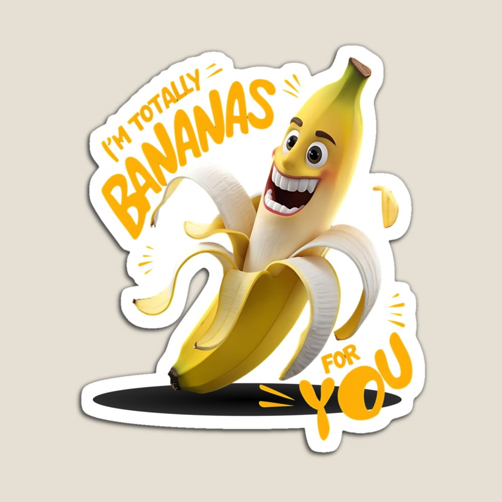 Kira - Totally Bananas Sticker - 5111 Hot Trending Vinyl Stickers ...