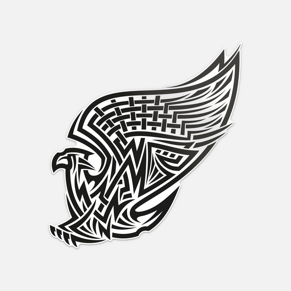 Kira Tribal Heraldic Griffin Silhouette Vinyl Sticker Decal Waterproof ...