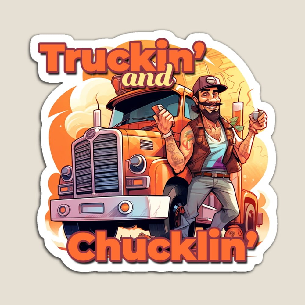 Kira - Trucking And Chucklin Sticker - 3245 Hot Trending Vinyl Stickers ...