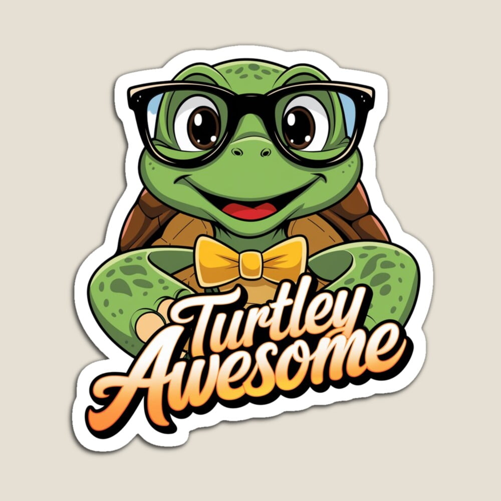 Kira - Turtley Awesome - Shell Yeah - Funky Turtle - Turtle Drawing ...