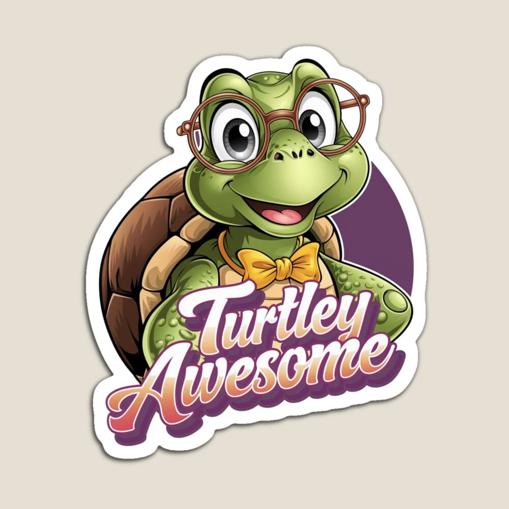 Kira - Turtley Awesome - Shell Yeah - Funky Turtle - Turtle Drawing ...