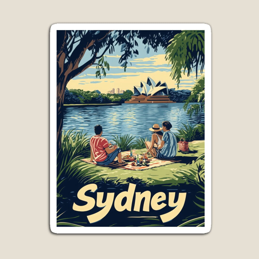 Kira - Two People Enjoy A Leisurely Picnic By The Wr In Sydney, Surrounded By Lush Greenery ...