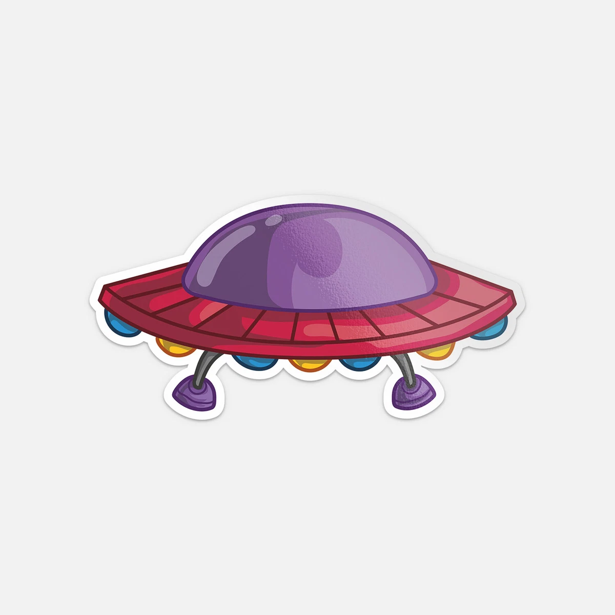 Kira UFO Cartoon Car Bumper Vinyl Sticker Decal Waterproof Sticker for ...