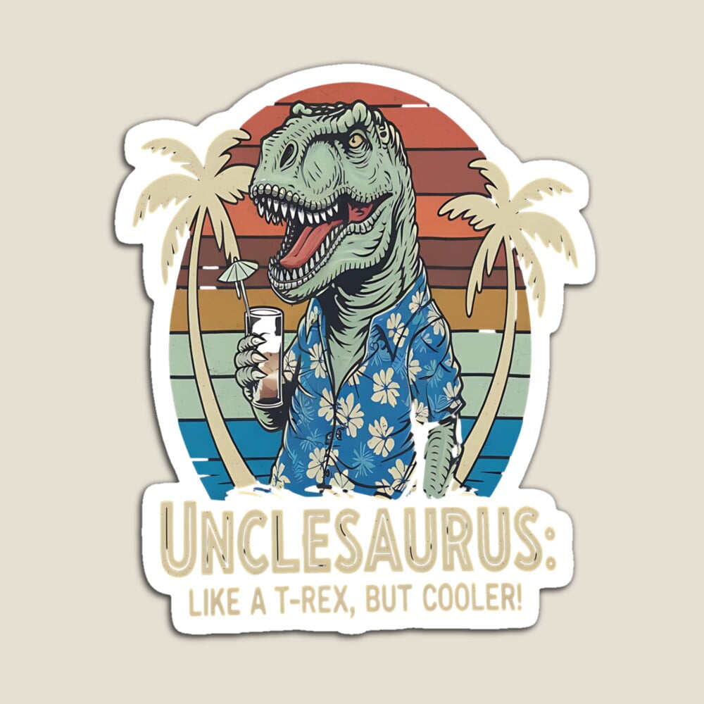 Kira - Unclesaurus - Dinosaur - Dino - Saur Sticker - 6308 Hot Trending ...