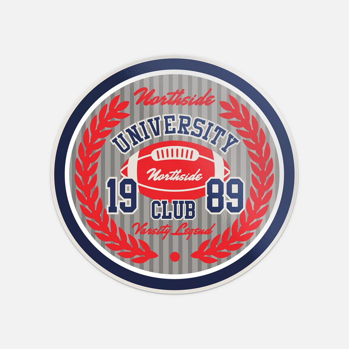 Kira University Northside Club Amercian Football Rugby Sport Vinyl ...