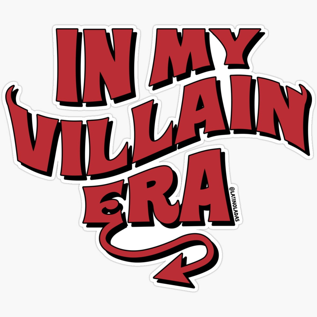 Kira In My Villain Era / Bookworm Aesthetic Stylish Red Sassy Devil ...