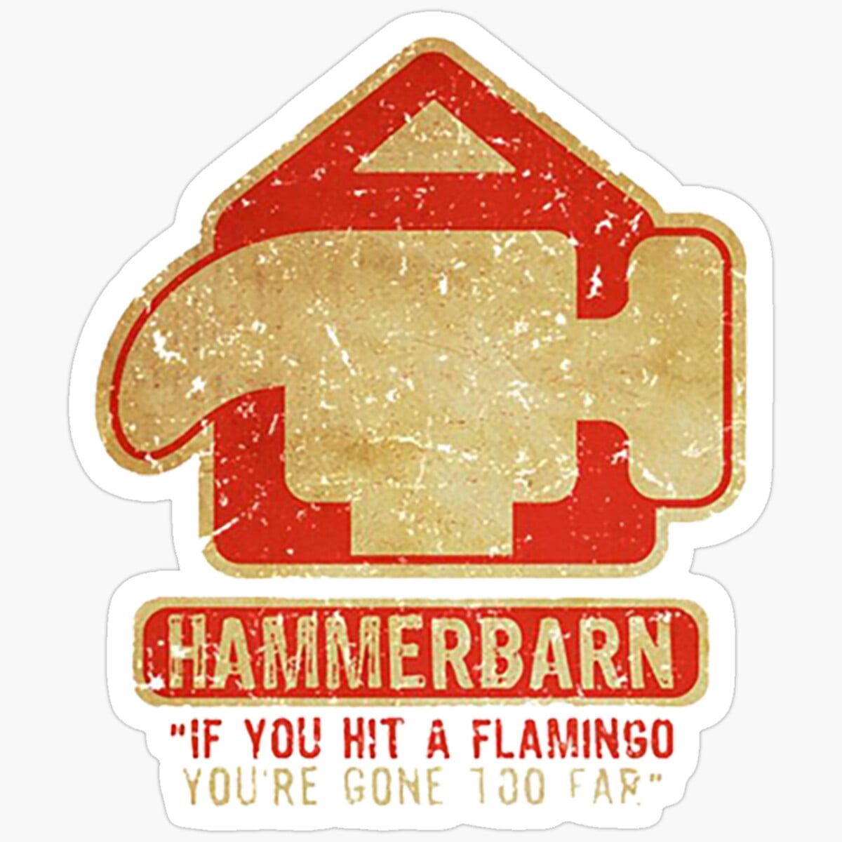 Kira Vintage Hammerbarn Sticker Waterproof Sticker for Water Bottles ...