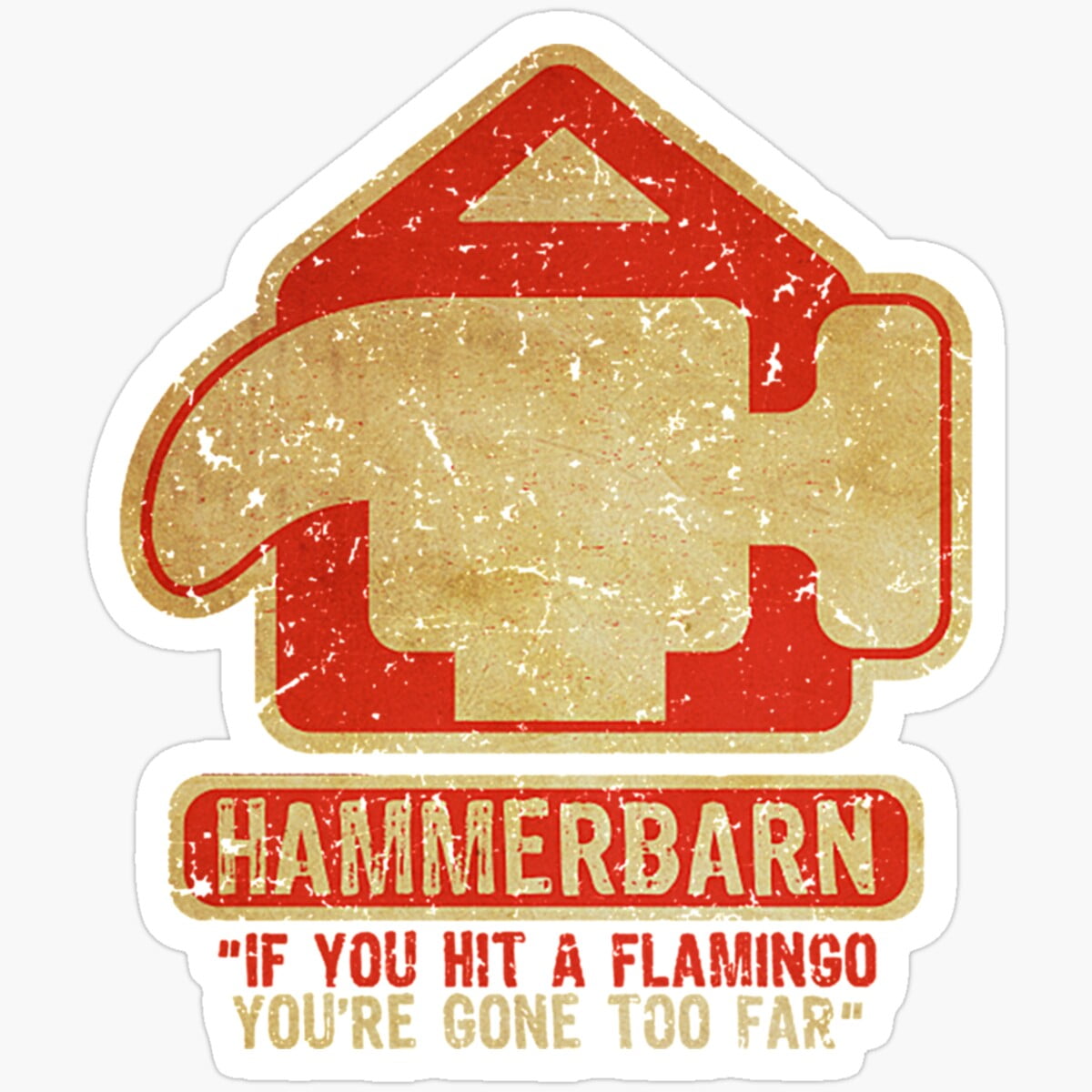 Kira Vintage Hammerbarn Sticker Waterproof Sticker for Water Bottles ...