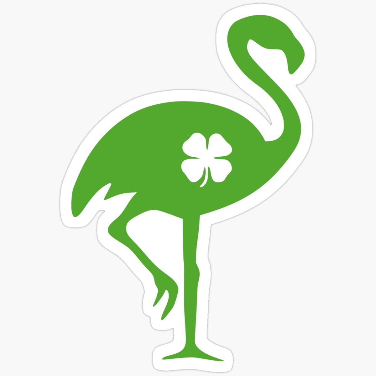 Kira Vintage St Patricks Day Funny Flamingo Irish Flamingo Lucky ...