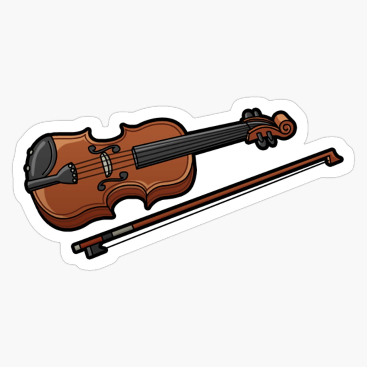 Kira Violin Sticker/Magnet Sticker Waterproof Sticker for Water Bottles ...