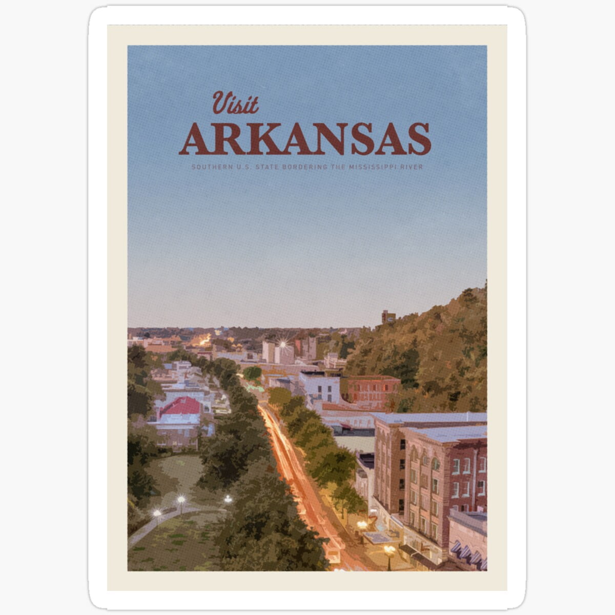 Kira Visit Arkansas Sticker Waterproof Sticker for Water Bottles ...