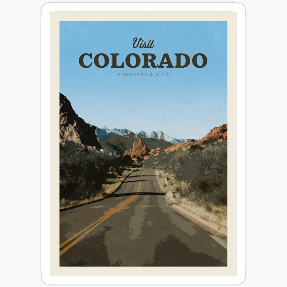 Kira Visit Colorado Sticker Waterproof Sticker for Water Bottles ...