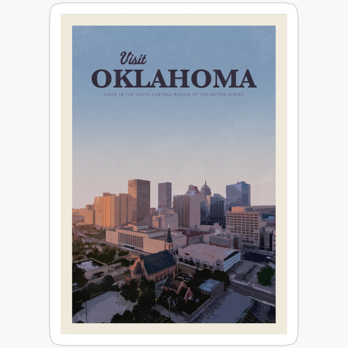 Kira Visit Oklahoma Sticker Waterproof Sticker for Water Bottles ...