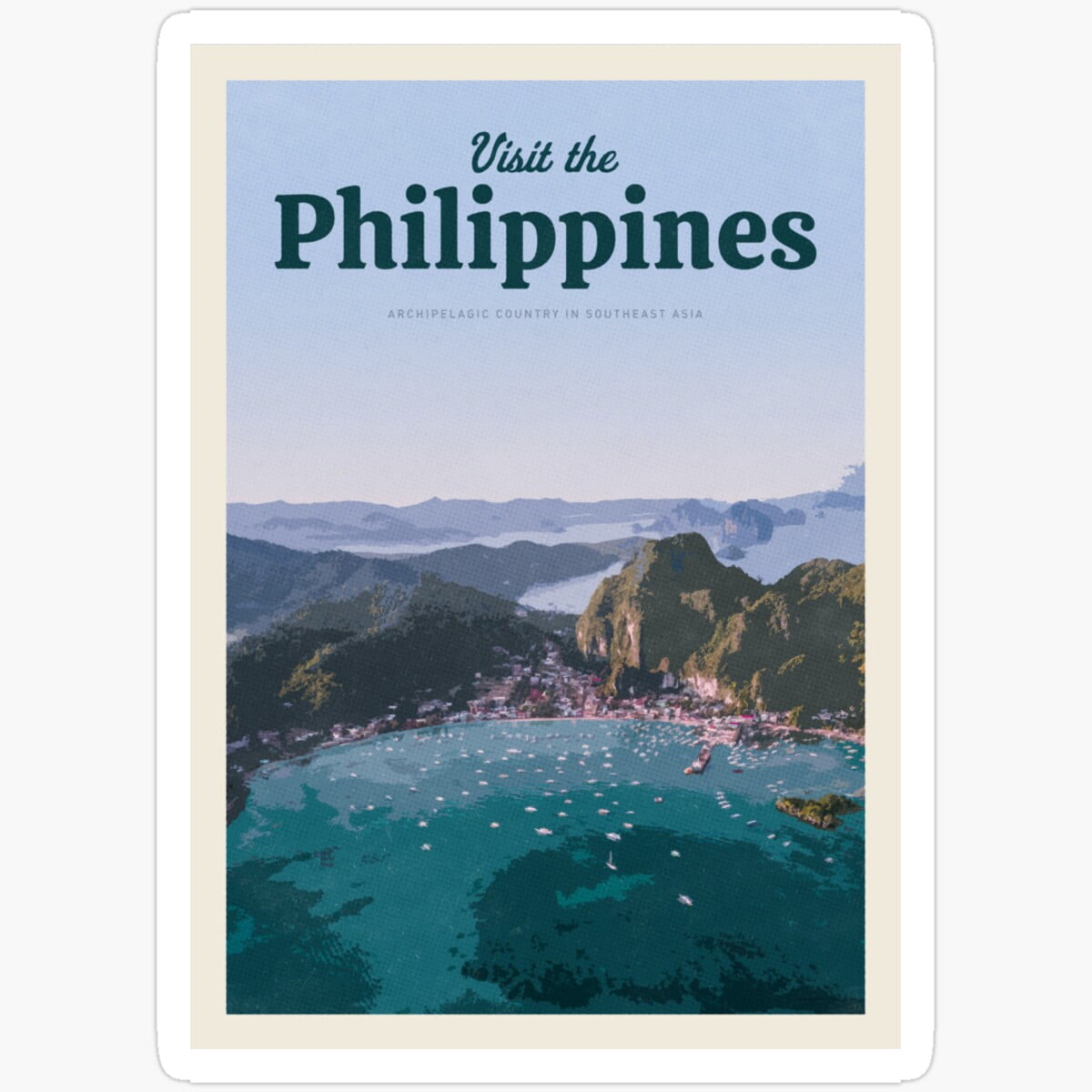 Kira Visit Philippines Sticker Waterproof Sticker for Water Bottles ...