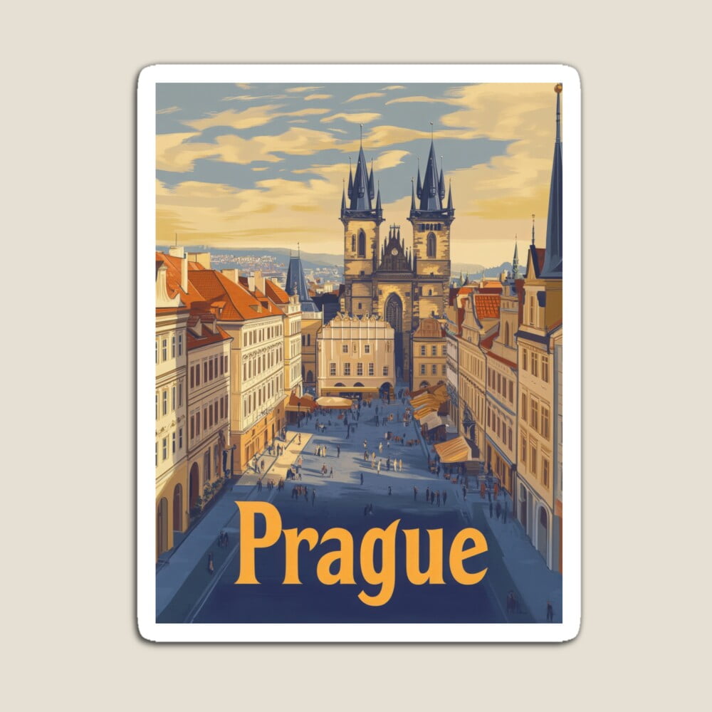 Kira - Visitors Explore The Vibrant Streets Of Prague, Surrounded By ...