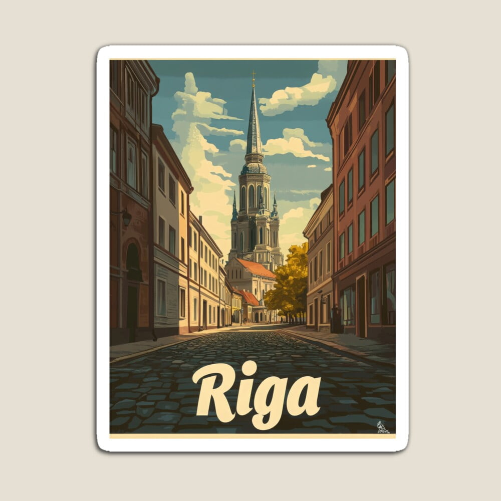 Kira - Visitors Stroll Through Rigas Cobblestone Streets, Admiring The ...