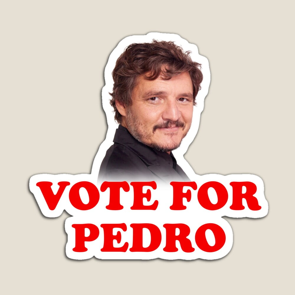 Kira - Vote For Pedro Pascal Sticker - 6954 Hot Trending Vinyl Stickers - Walmart.com